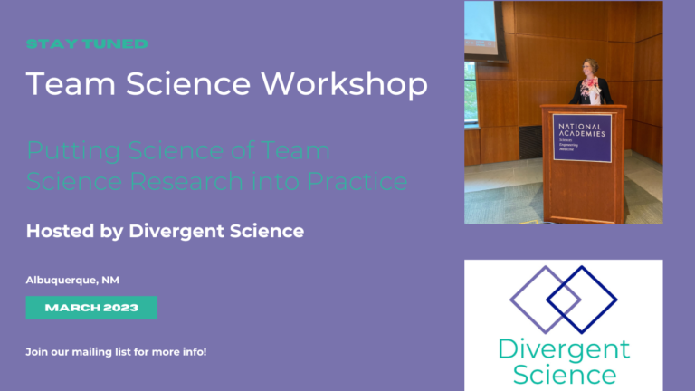 Divergent Science LLC – Team Science Consulting